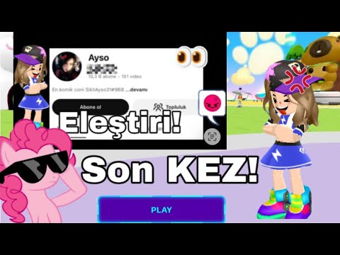 AysoPKXD ELEŞTİRİ/AMA SON KEZ!/Milka_XD123