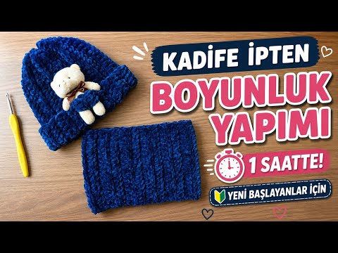 PART 2 - Kadife İpten Boyunluk Yapımı 
