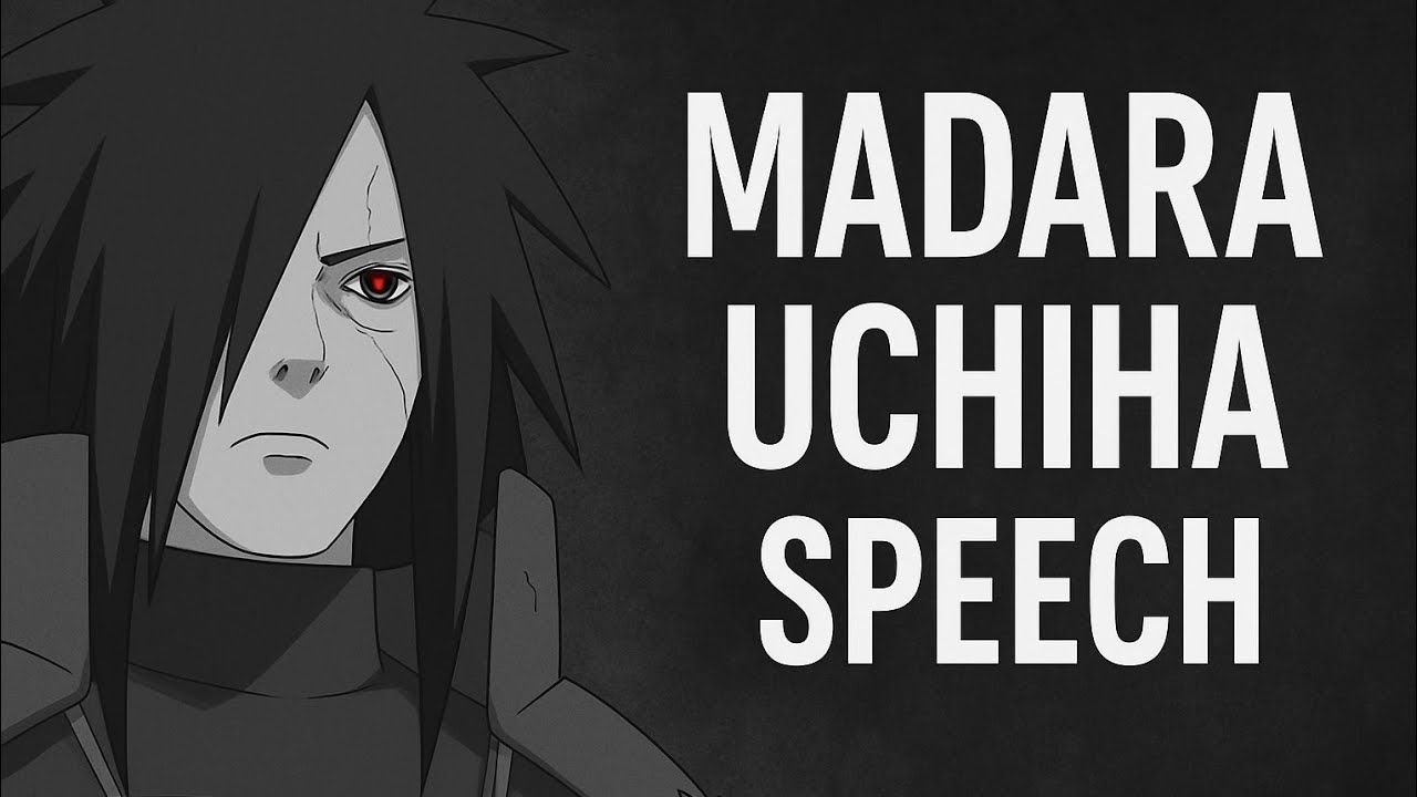 Madara Uchiha Speech English dub - YouTube
