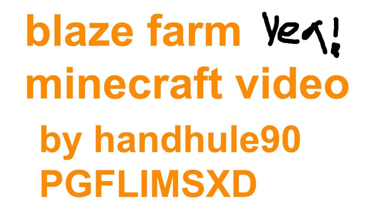 making a blaze farm minecraft - YouTube