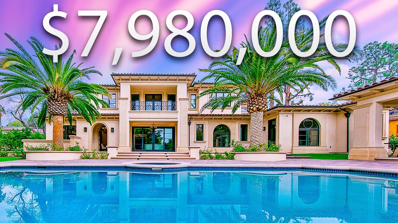 Inside A $7,980,000 Modern Mega Mansion With A TROPICAL Resort Backyard ...