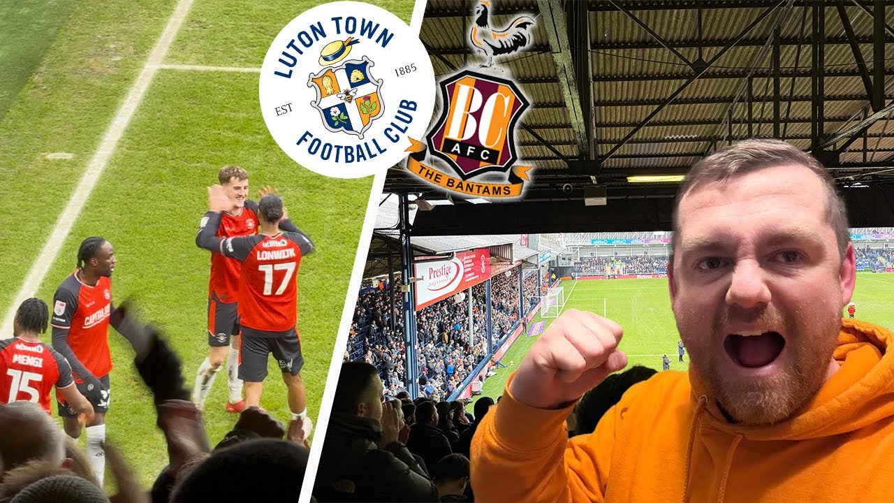 THE SEASON FIGHT STARTS HERE! Luton Town 2-1 Bradford City! - YouTube