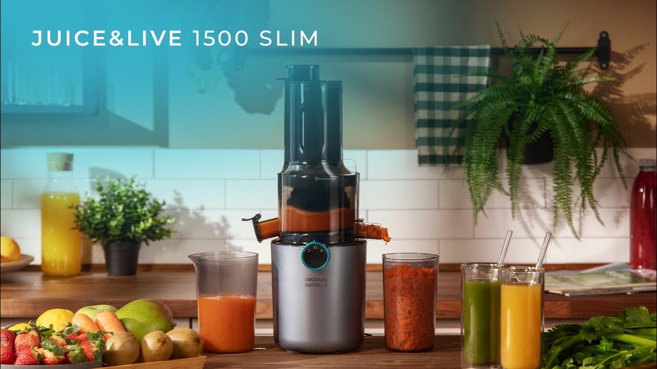 Cold-press blender Juice&Live 1500 Slim - YouTube
