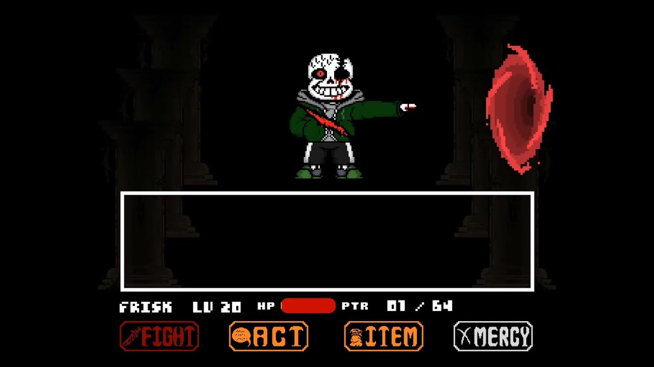 UnderTerror Toxin Fight Phase 1-3 | UNDERTALE Fangame | Demo - YouTube