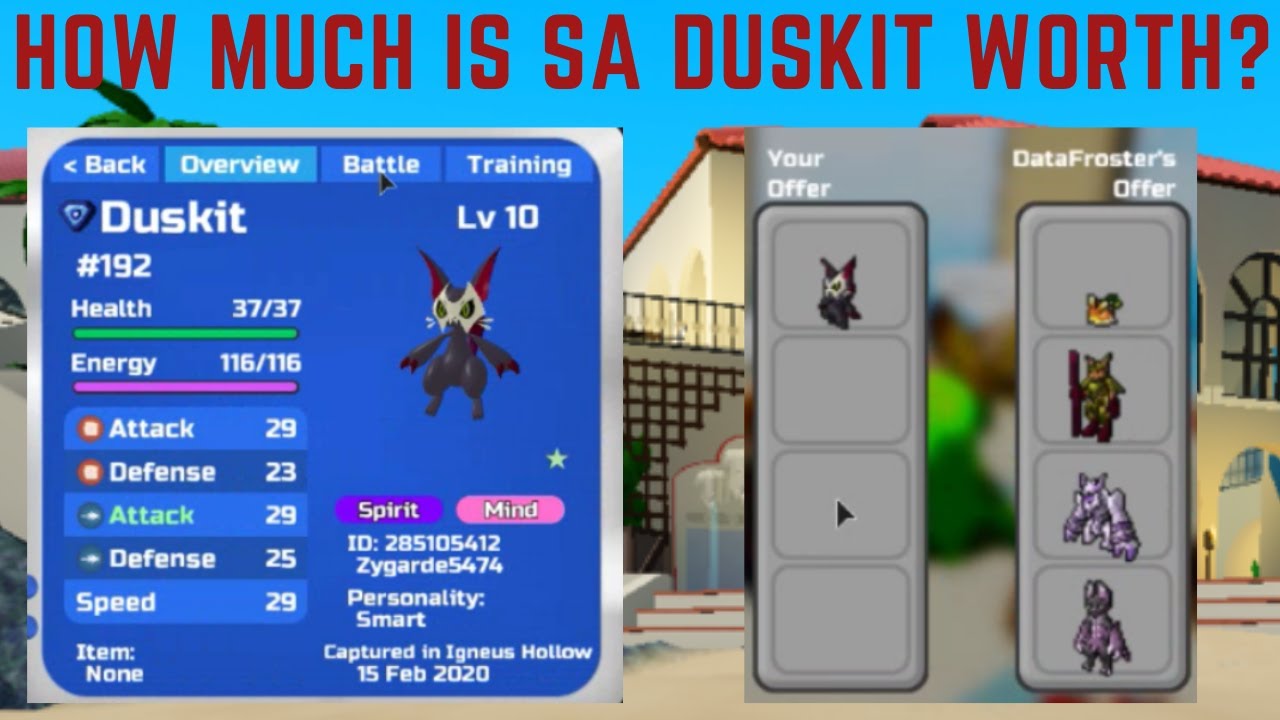 How Much Is SA Duskit Worth? | Loomian Legacy - YouTube