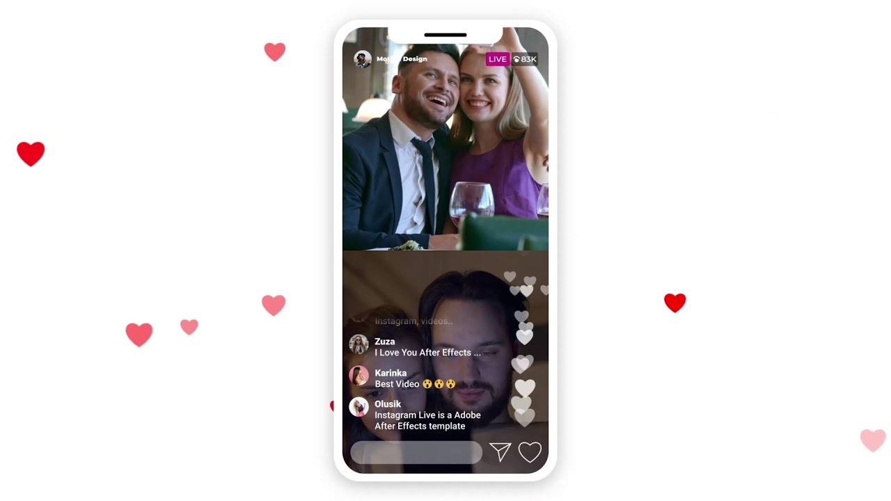 Instagram Live Stream - After Effects Template - YouTube