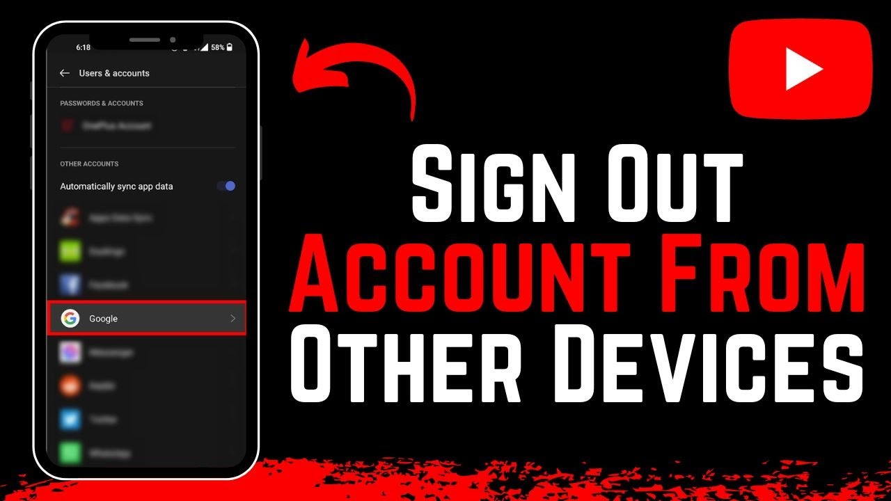 How to Sign Out Your YouTube Account from Other Devices ! - YouTube