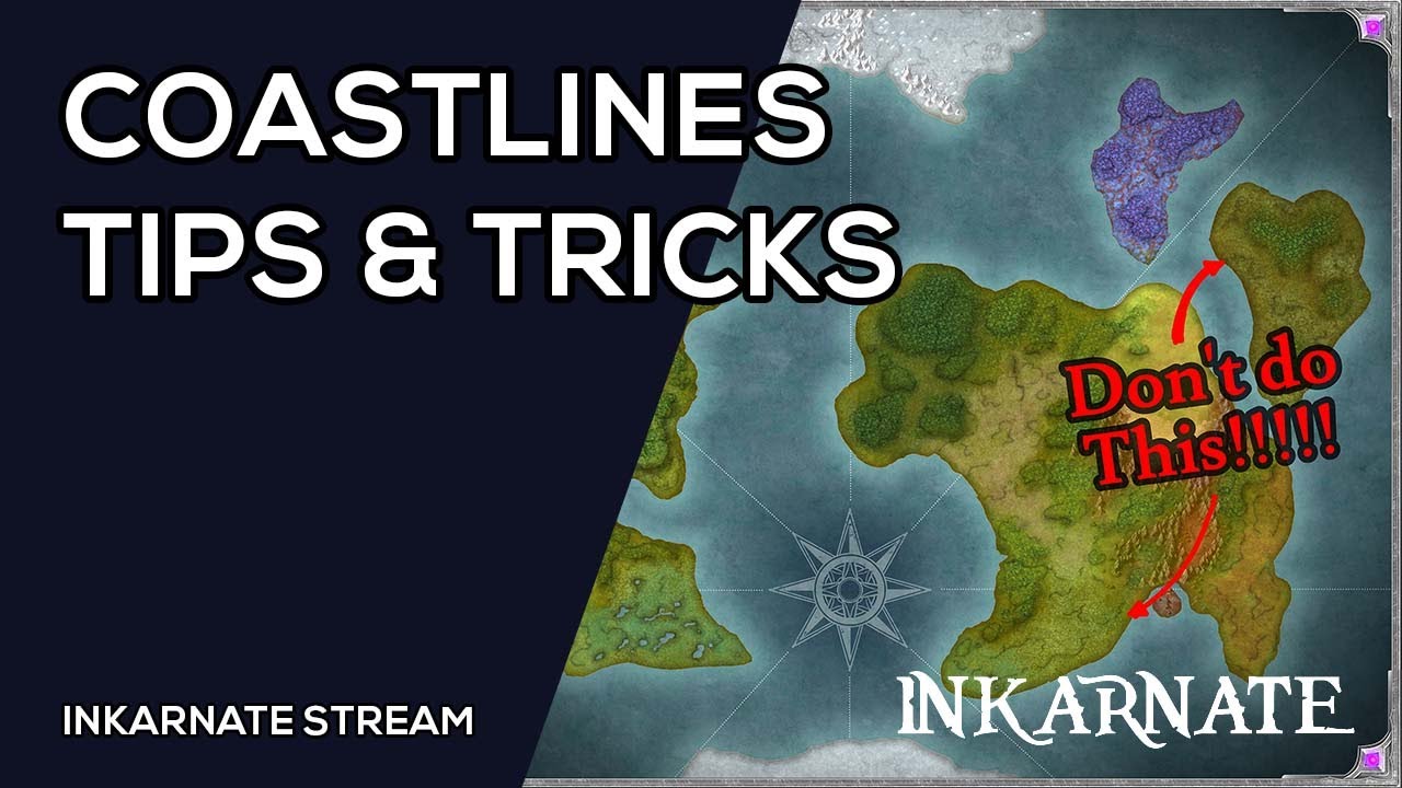 COASTLINES: Tips & Tricks | Inkarnate Stream - YouTube