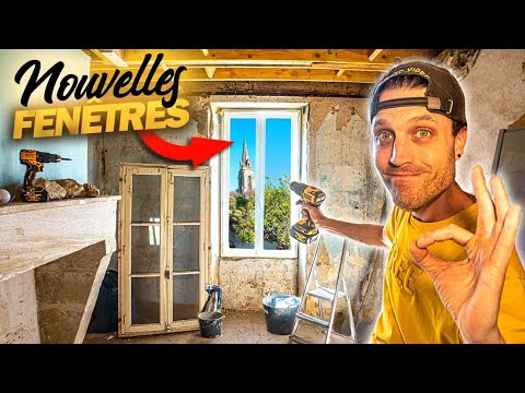 Poser des fenêtres en FEUILLURE en 6 ÉTAPES ! Ça change TOUT ! EP14 ...