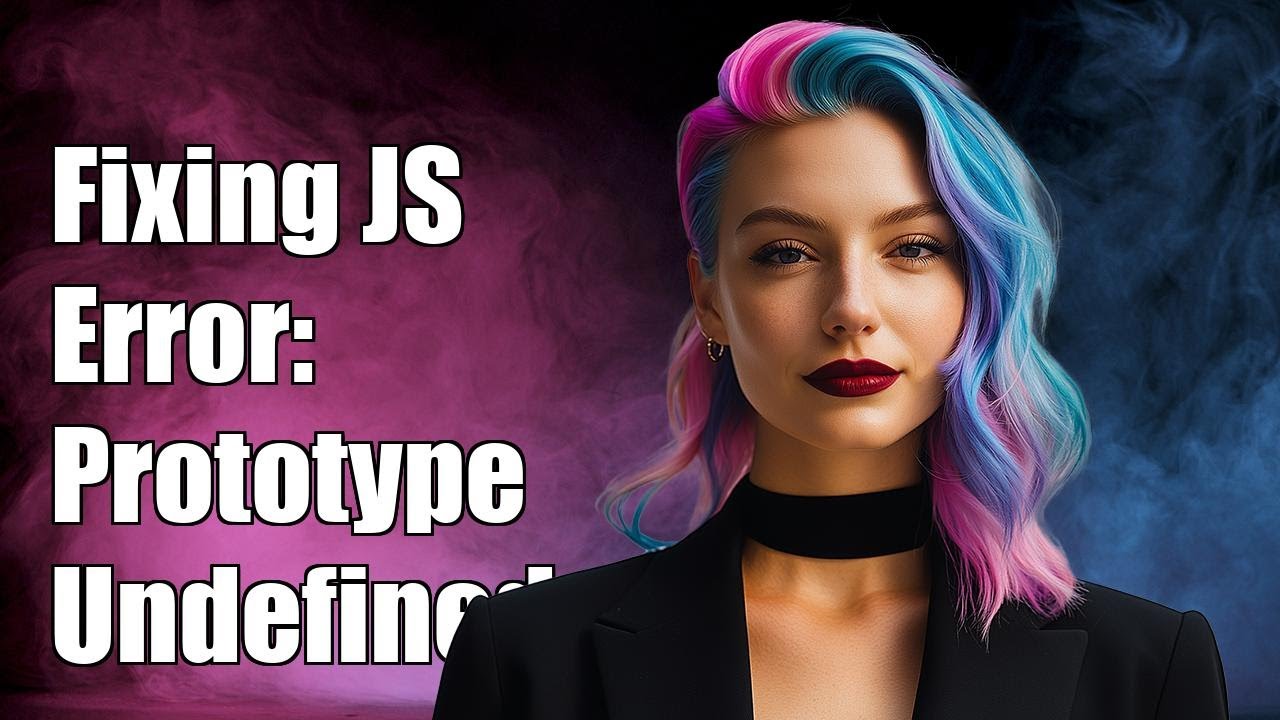 Fixing 'Cannot read property prototype of undefined' in JavaScript - YouTube