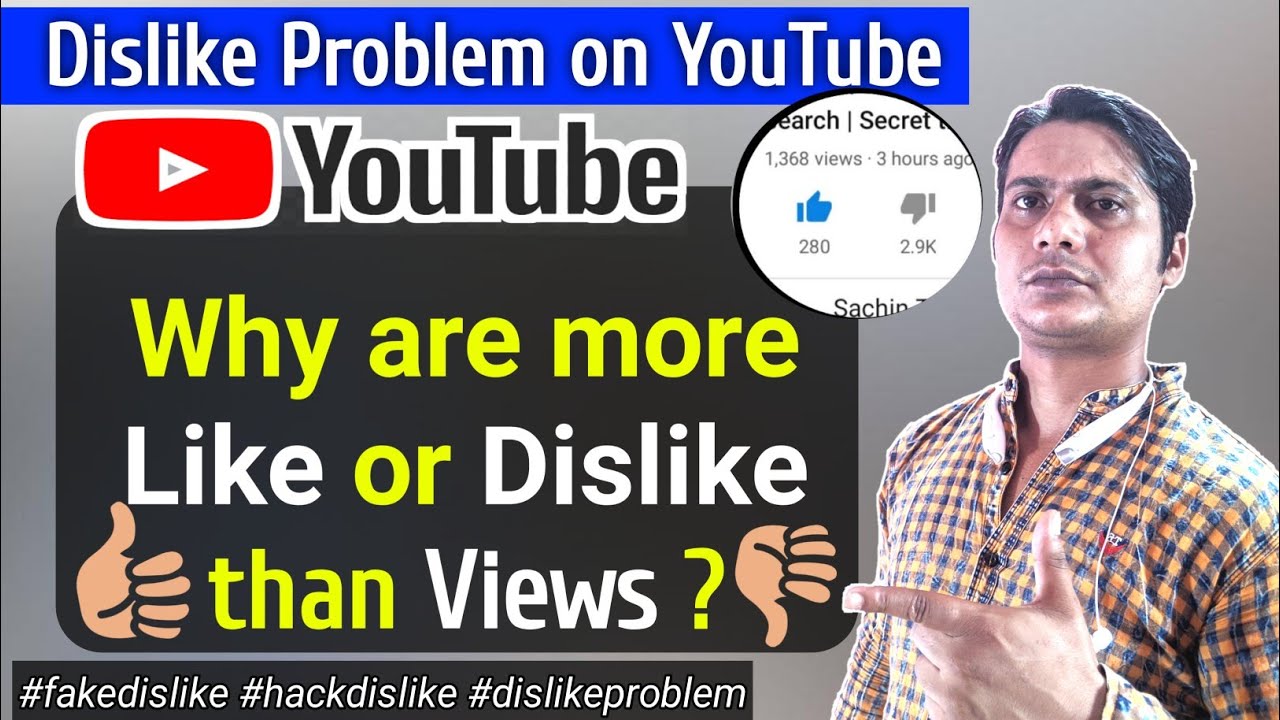 YouTube Dislike Hack || Fake Dislike On Youtube Videos || Dislike ...