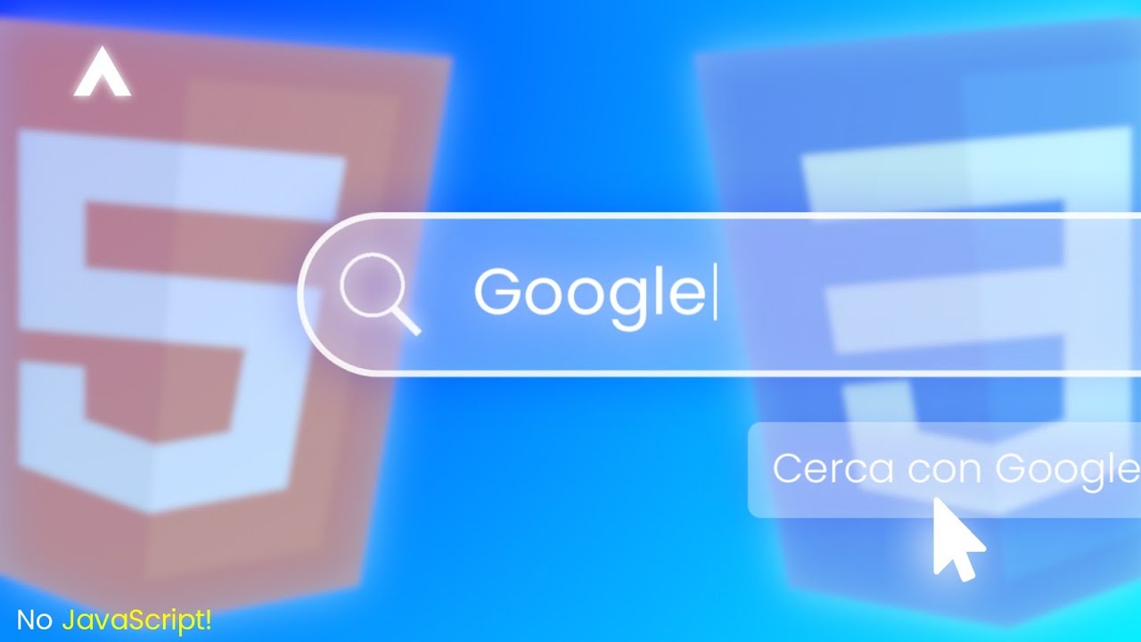 Google Search page, using HTML and CSS only! — TUTORIAL ITA ...