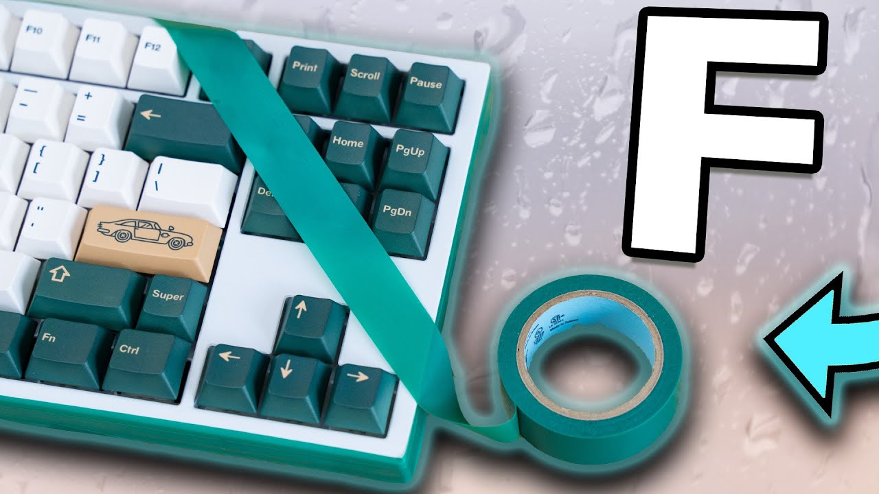 I Filled My Keyboard With Tape... (So You Don't Have to.) - YouTube