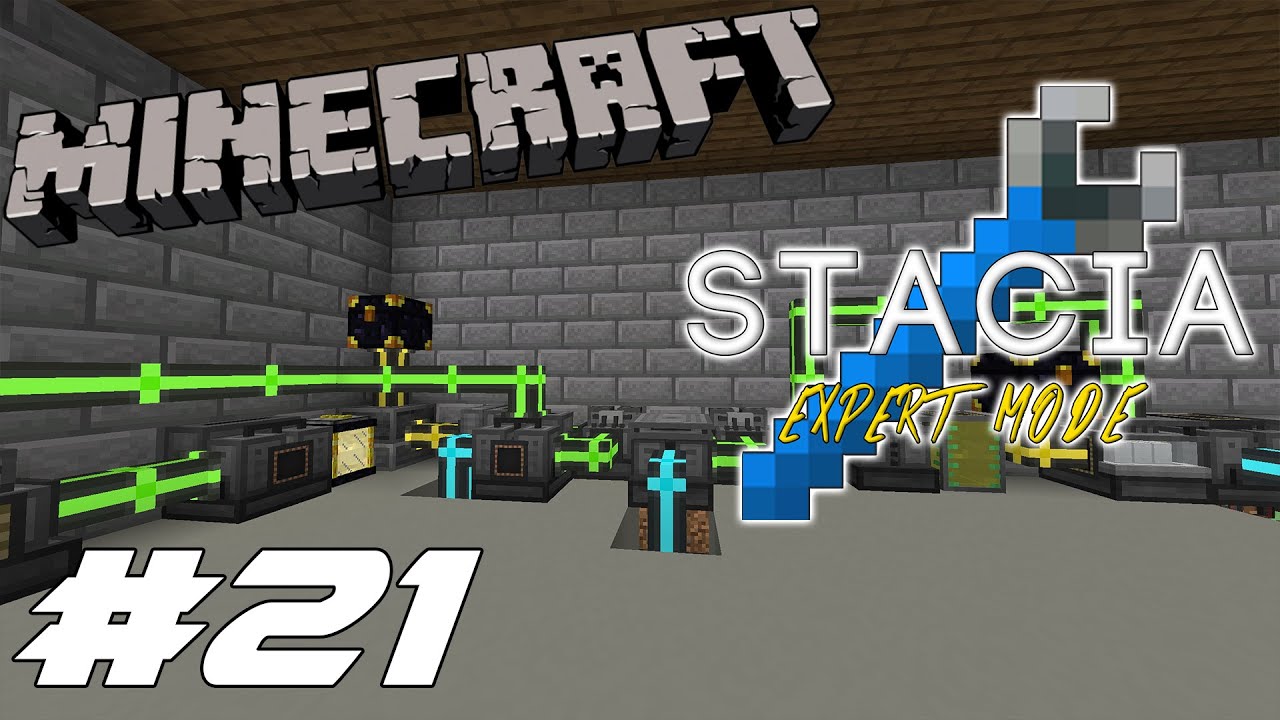 Minecraft Stacia Expert Ep.21 Mekanism 5X Ore Processing - YouTube