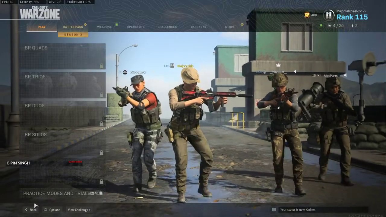 Playing COD:WARZONE🔥w/ Indian boys🔴LIVE - YouTube