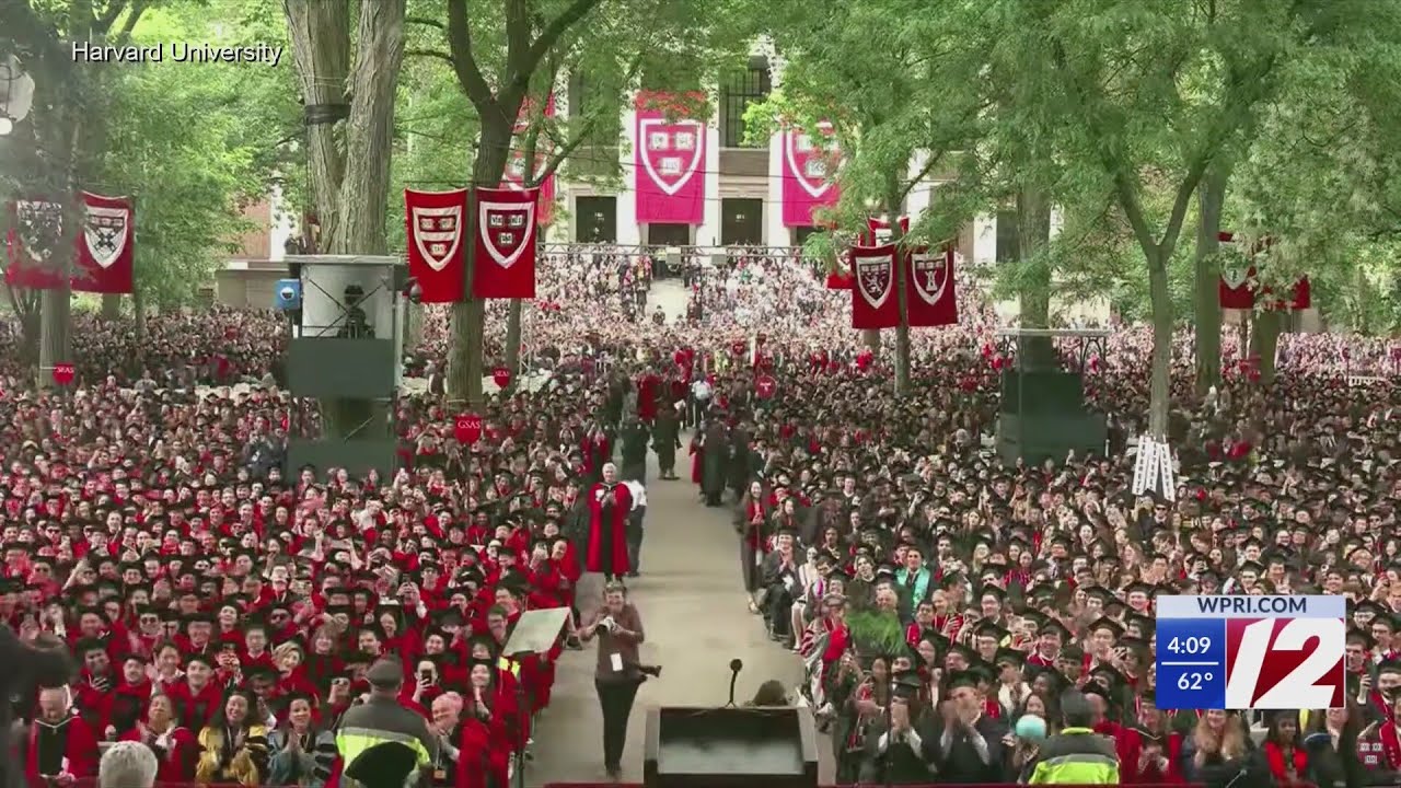 Harvard students celebrate 2025 commencement - YouTube