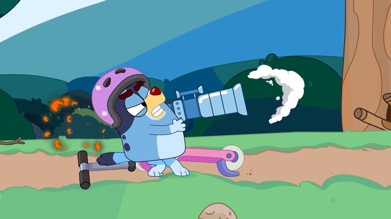 Bluey FULL Episodes Seasons 💦 l Bluey's homemade cannon made from a ...