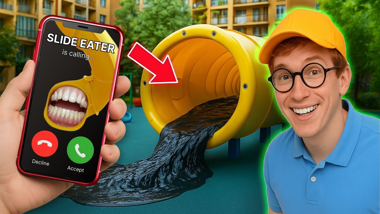 IF SLEEPY AND SLIDE EATER AND TENGE TENGE IS SCARY-RUN | SCARY/FUNNY ...