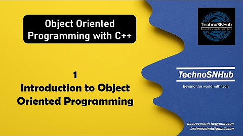 Object Oriented Programming with C++ | Sinhala Series - YouTube