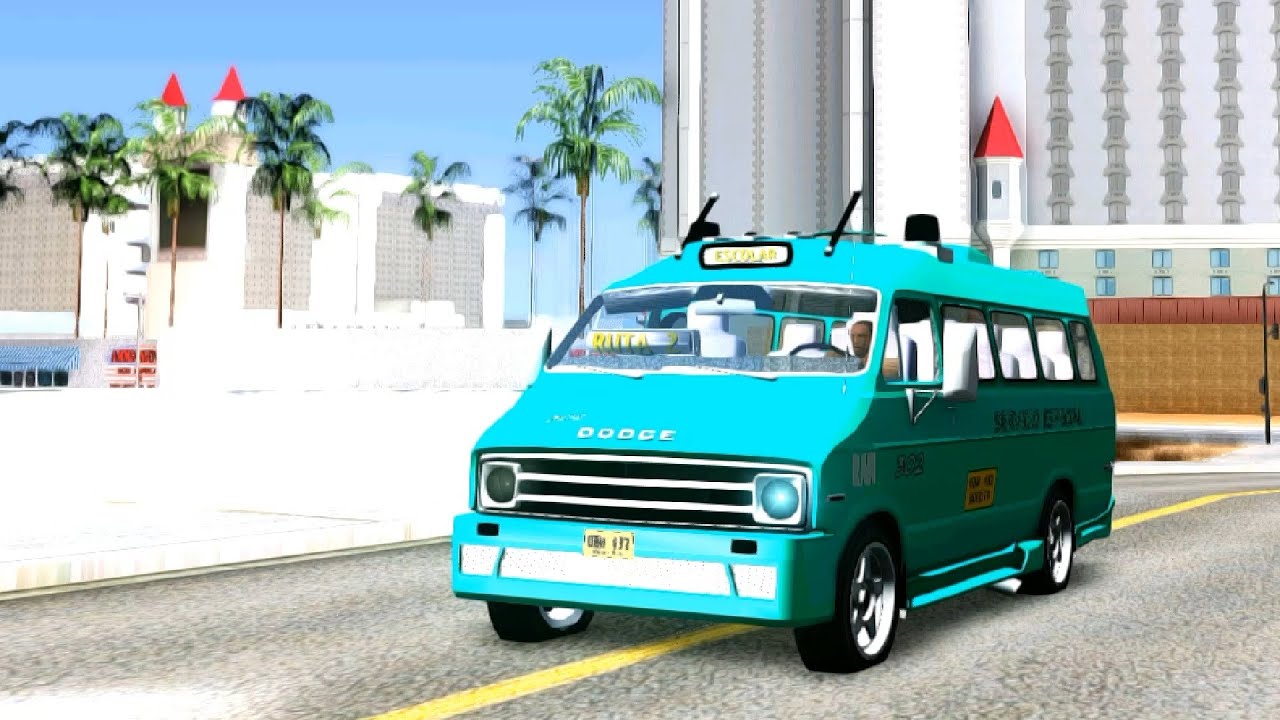 Dodge Ram Van Microbus 1977 - GTA MOD _REVIEW - YouTube