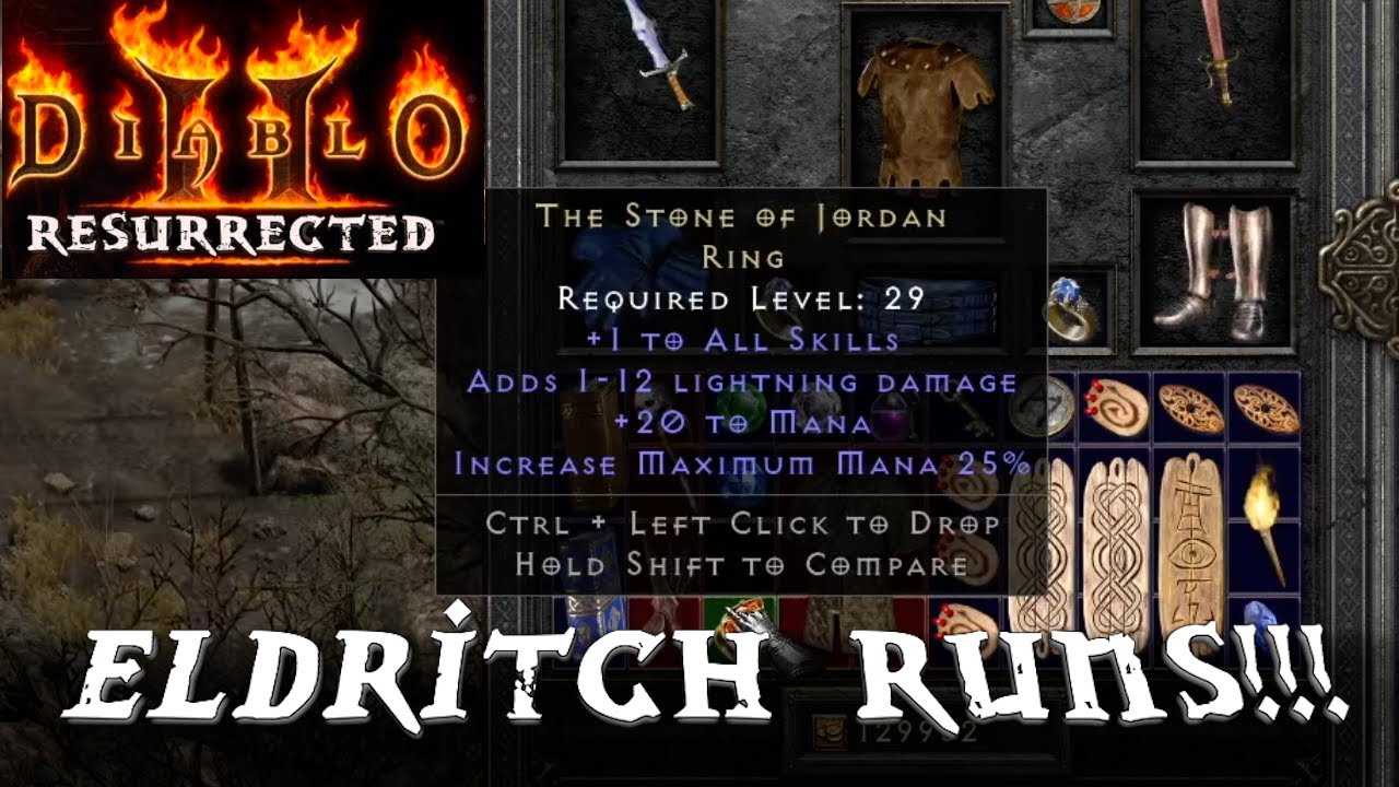 Diablo 2 Resurrected Ladder (Season 1): 142 Eldritch Runs! - YouTube