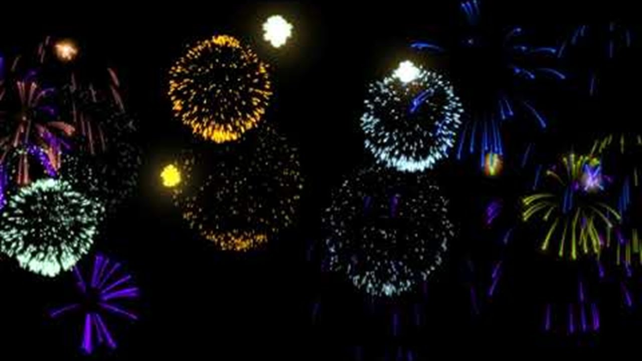 4K Video (1 hour) fireworks – animated background - YouTube