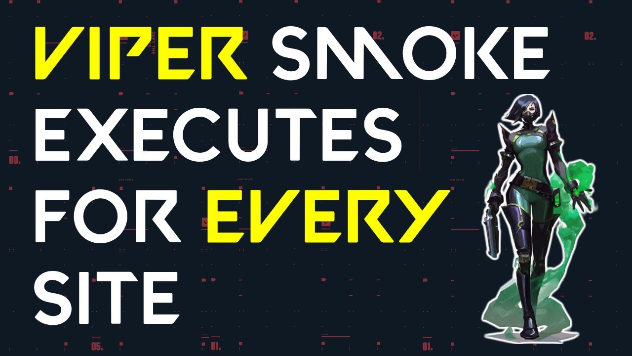 Viper Smoke & Wall Lineups For Every Site | Valorant - YouTube
