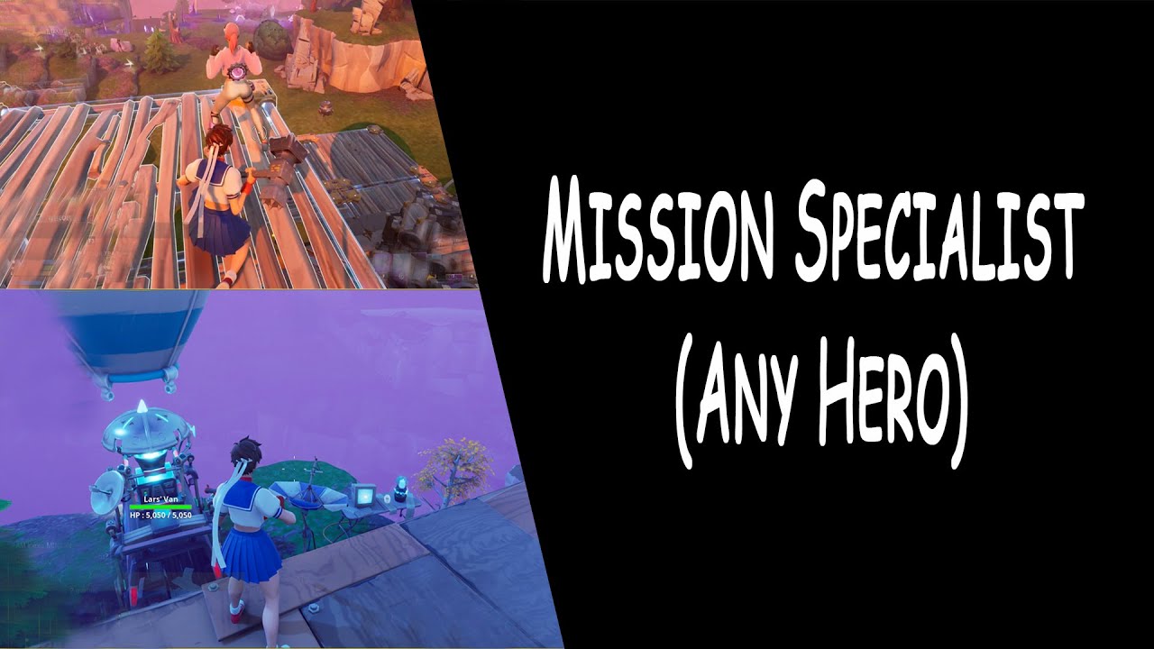 Mission Specialist (Any Hero) | Fortnite STW Daily Quests - YouTube