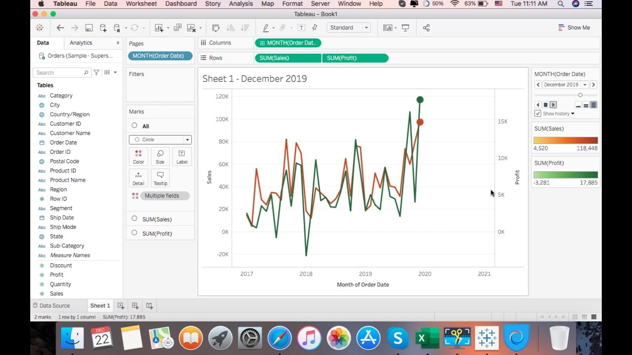 Page in Tableau Software - YouTube