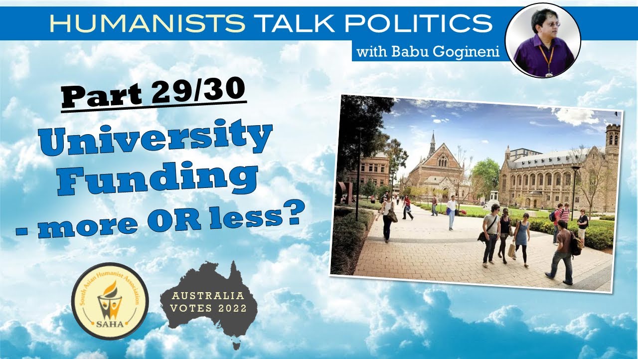 (P29/30) Funding Universities | Australia Votes 2022 - YouTube