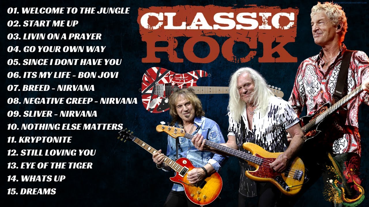 80s 90s Classic Hard Rock Collection - ACDC, Nirvana, GNR, Metallica ...