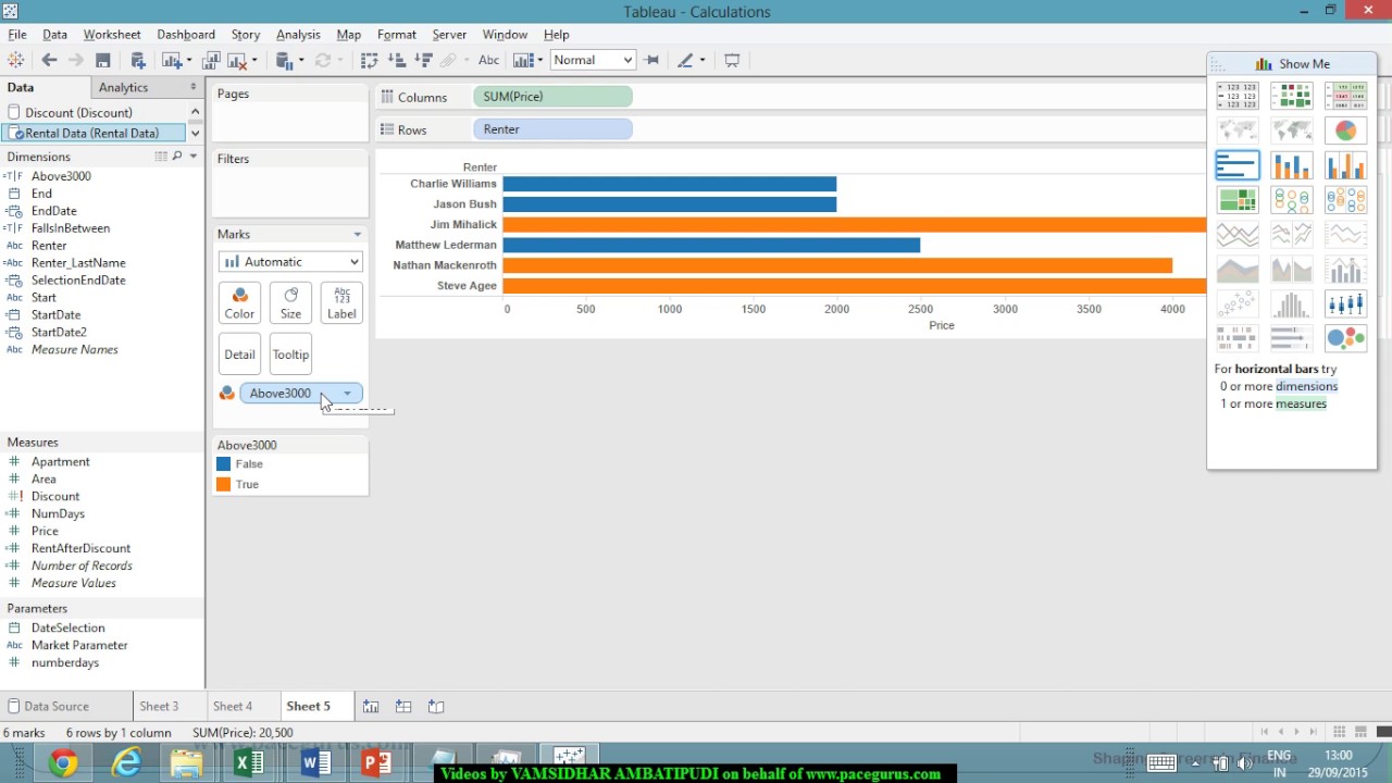 Adhoc calculations in Tableau - YouTube