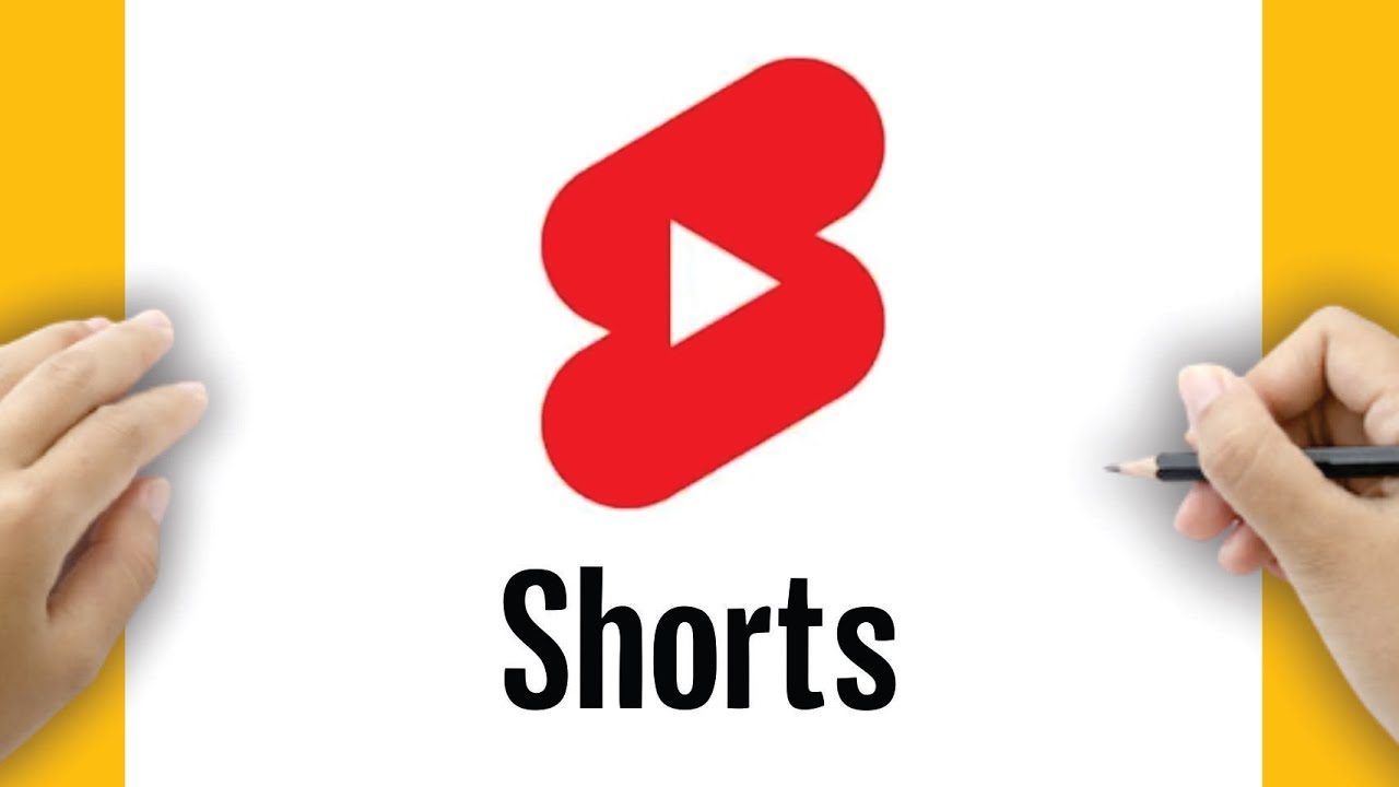 HOW TO DRAW THE YOUTUBE SHORT LOGO EASY - Step by Step Guide - YouTube
