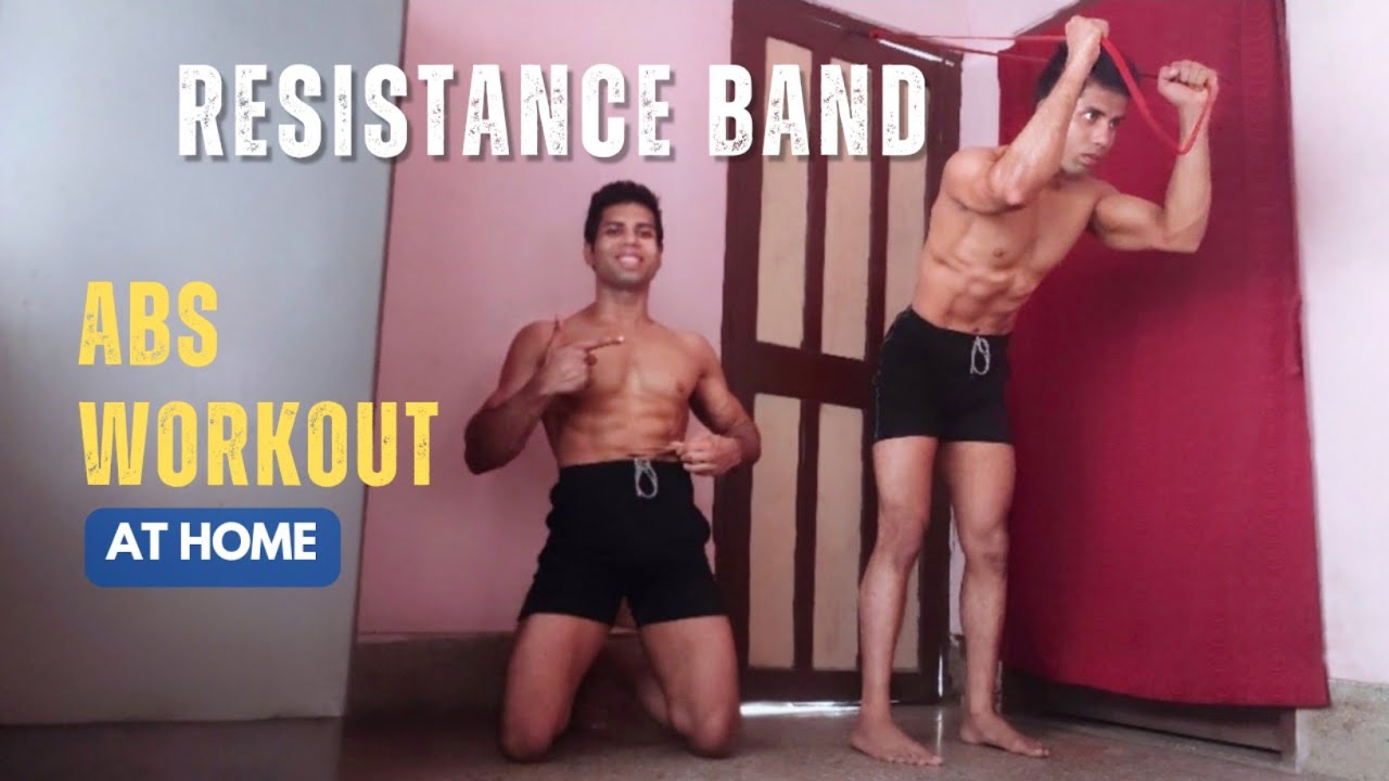 Resistance Band ABS WORKOUT At Home To Get Ripped Six Pack Abs - YouTube