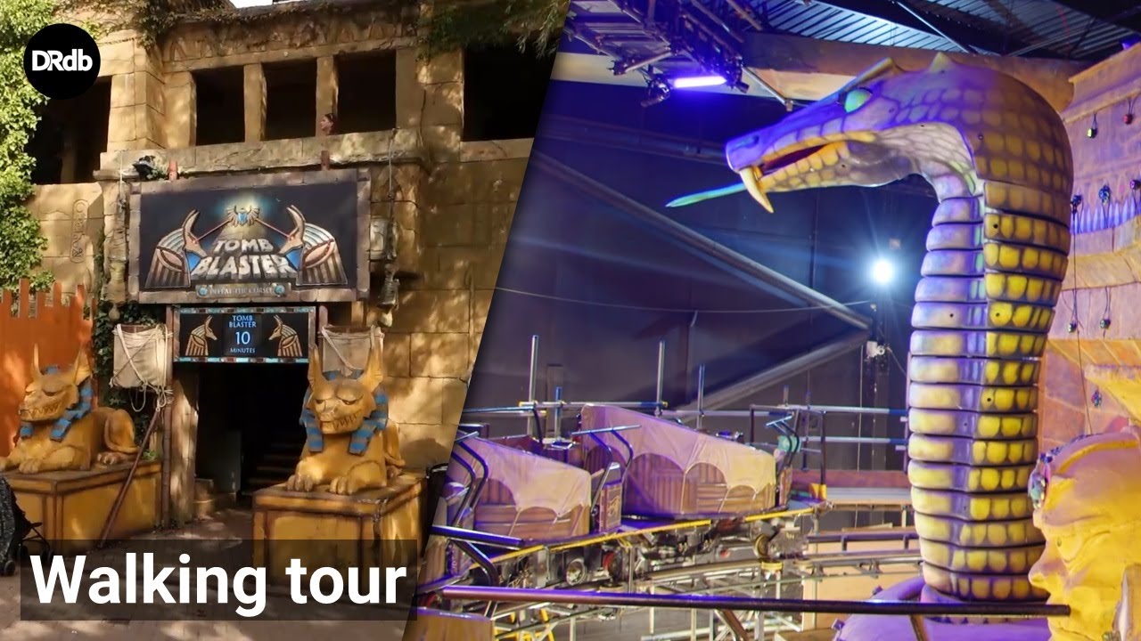 Behind the Scenes at Tomb Blaster - Chessington World of Adventures ...