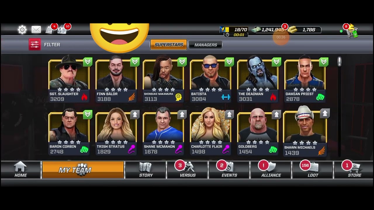 WWE Mayhem My own Roster review - YouTube