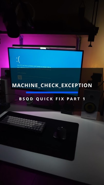 BSOD quick fix MACHINE_CHECK_EXCEPTION part 1 - YouTube