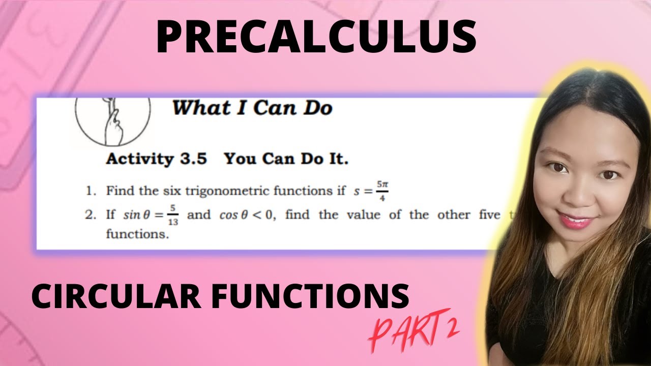 CIRCULAR FUNCTIONS| PRECALCULUS| LESSON 3 PART 2| @LoveMATHTV - YouTube