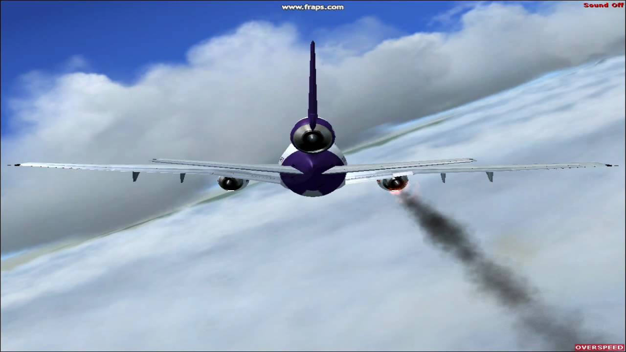 Fsx Fed Ex DC 10 Crash HD - YouTube
