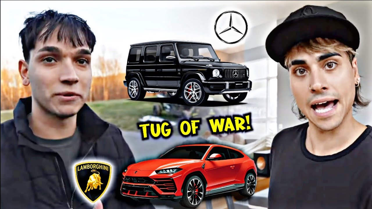 Lucas and Marcus | TUG OF WAR - Mercedes AMG G63 vs Lamborghini Urus ...