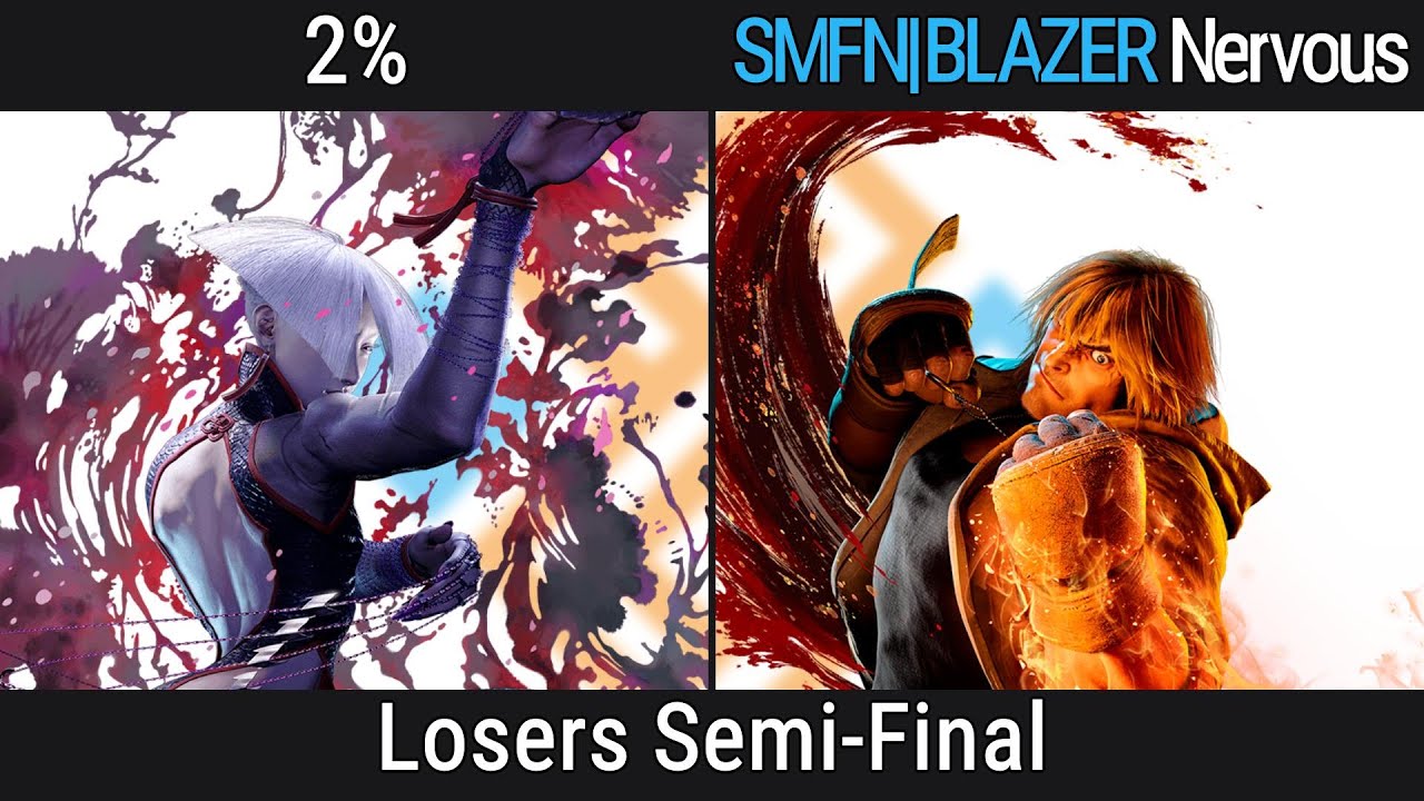 2% (AKI) VS Nervous (Ken) BLAZER - FIREBALL #21 Street Fighter 6 Losers ...