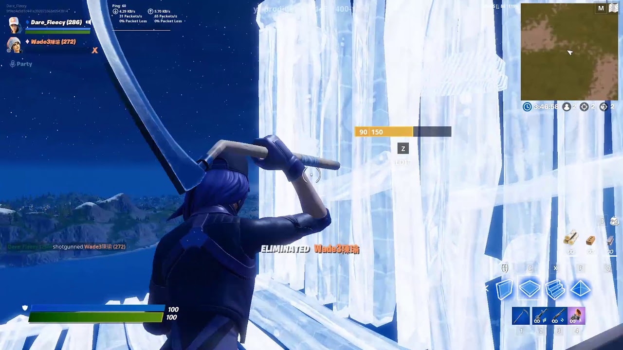 60 ping sweat Fortnite | تعريق 60 بنق فورتنايت - YouTube