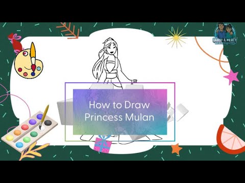 Step-by-Step Guide: How to Draw Disney Princess Mulan | Disney Drawing ...