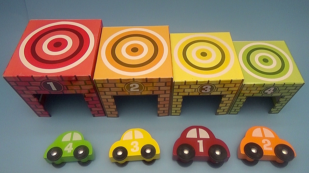 Learn to Count with Colourful Cars and Surprise Eggs! Sorting Game ...