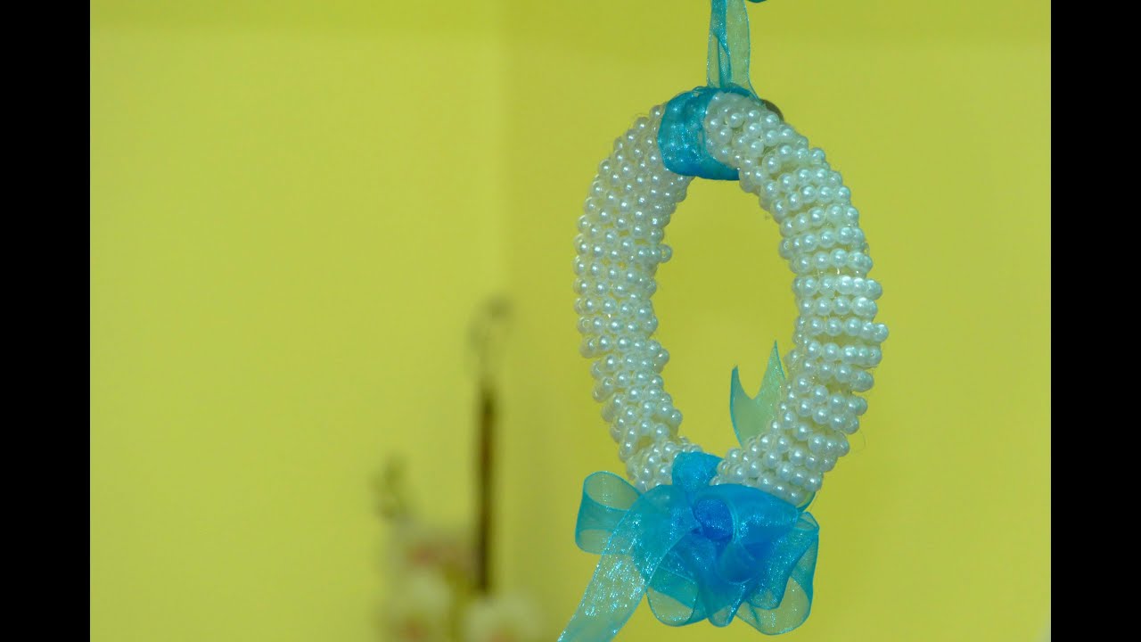 DIY Wall Hanging Pearl Decor | নকল মুক্তা দিয়ে একটি সুন্দর হ্যাঙ্গিং ...