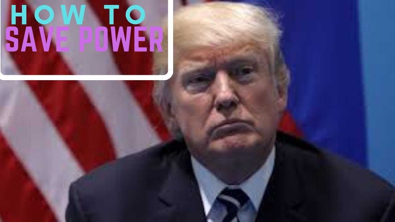 How To Save Power - YouTube