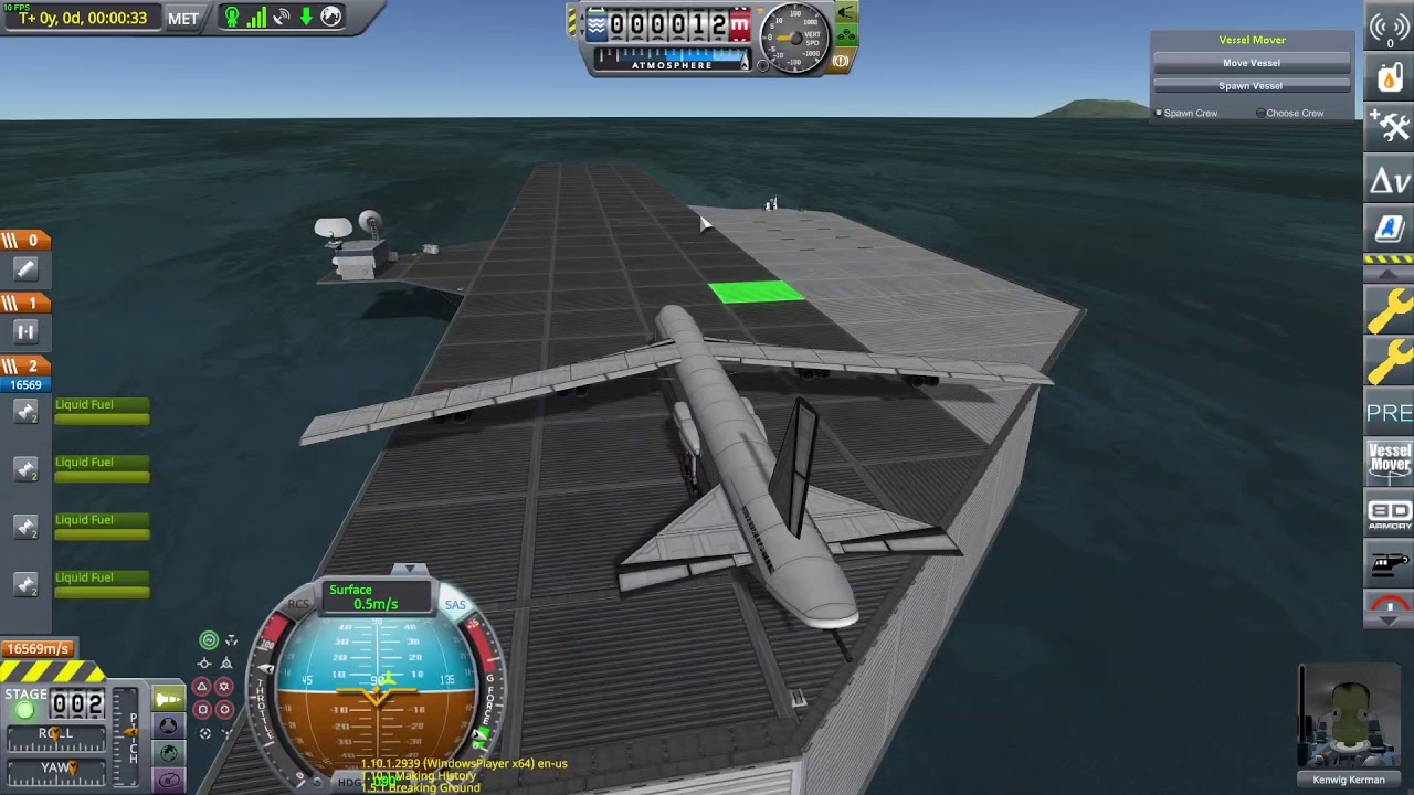 KSP: B-52 carrier takeoff | BDArmory - YouTube