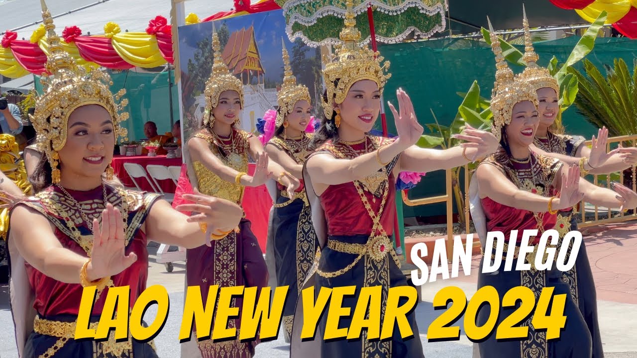 Wat Lao Buddharam , San Diego California - New Year Celebration 2024. - YouTube