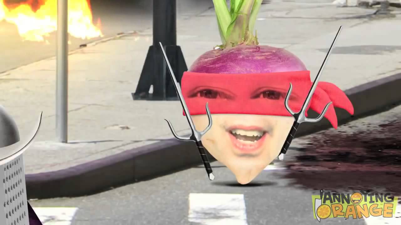 Annoying Orange Teenage Mutant Ninja Turnips Teenage Mutant Ninja ...