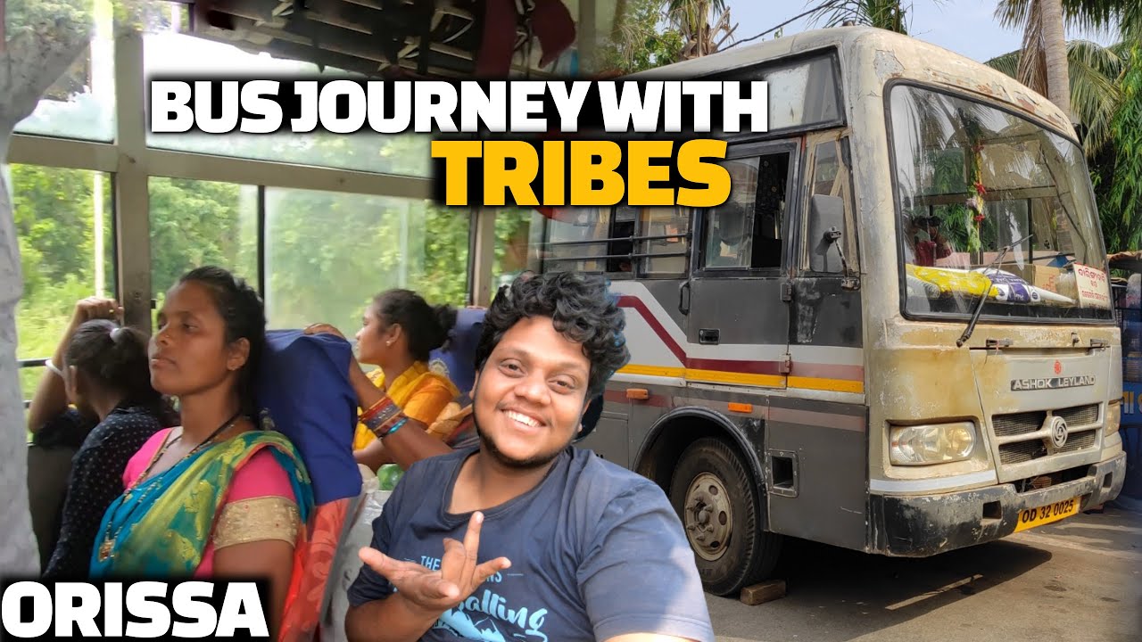 ORISSA GOVERNMENT BUS JOURNEY | daringbadi odisha | NE monsoon EP 6 ...